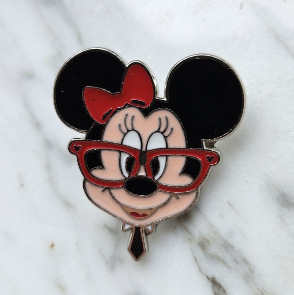 Disney | Jewelry | Minnie Mouse Nerds Rock Disney Pin | Poshmark